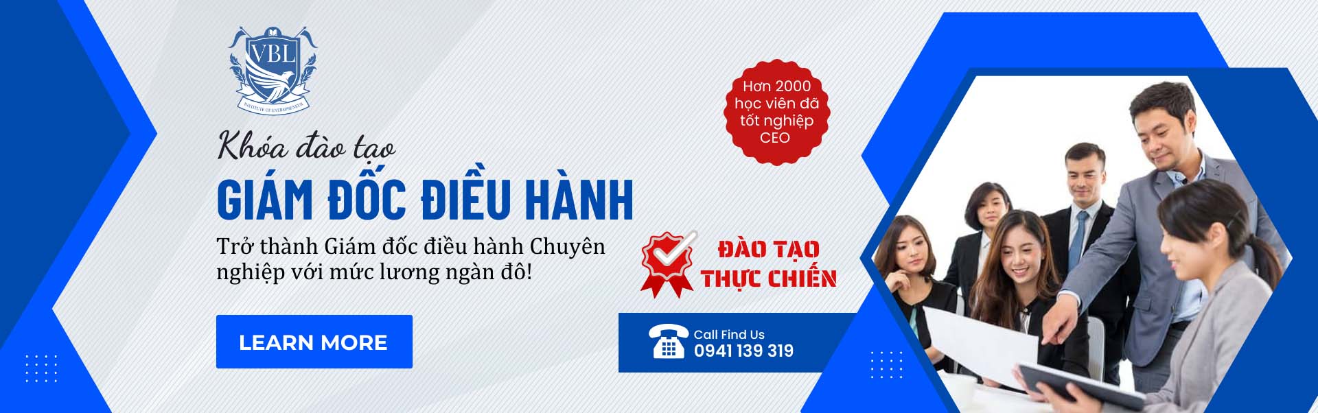 Học viện Doanh nhân VBL - Đào tạo Kinh doanh Thực chiến số 1 Việt Nam